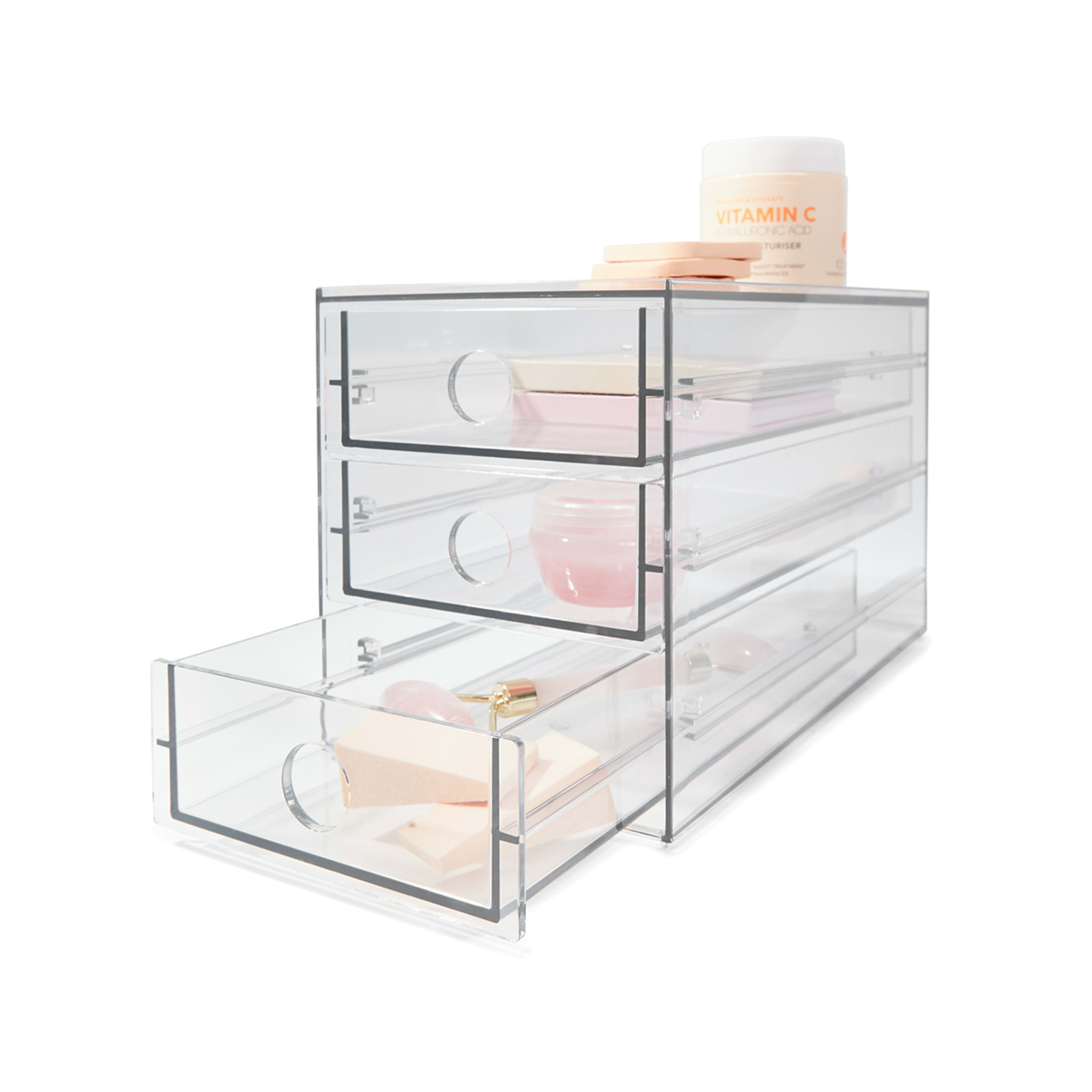 Modular Narrow 3 Drawer Storage - Kmart NZ