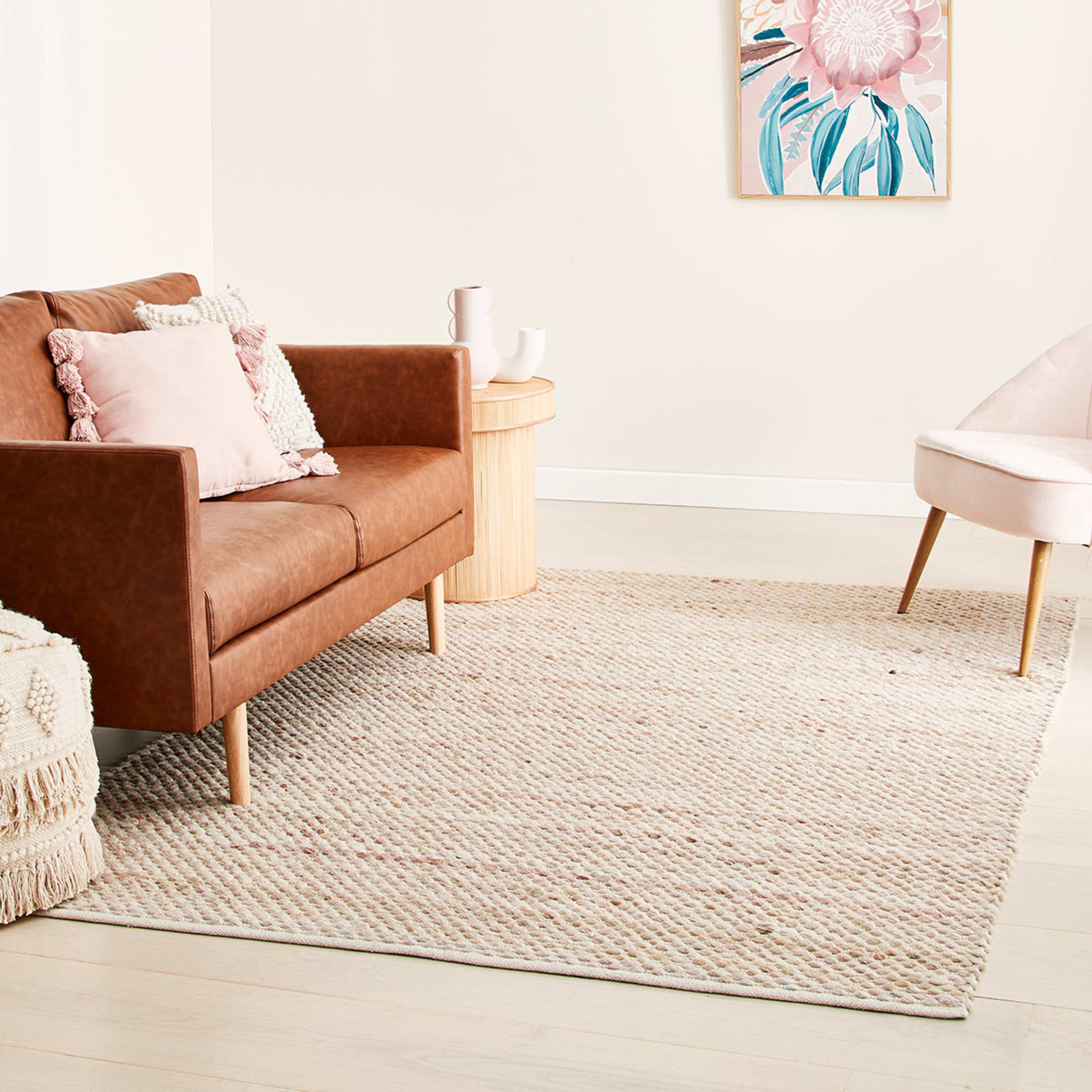 Dakota Rug - Natural, Extra Large - 270cm x 180cm - Kmart