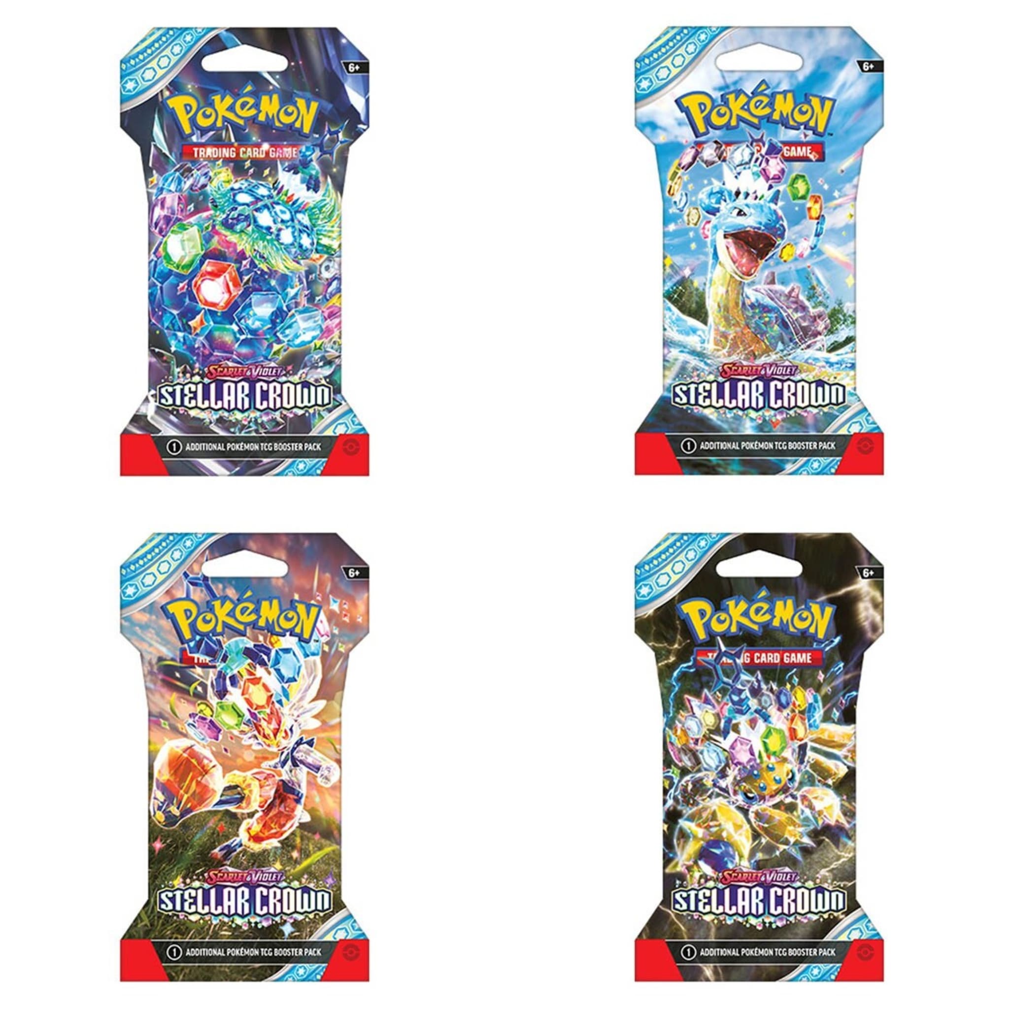 Pokemon Trading Card Game: Scarlet & Violet Stellar Crown Blister Pack ...