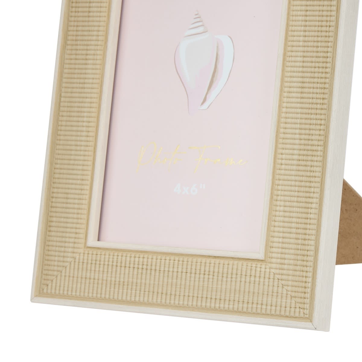 4in. x 6in. Ribbed 2 Tone Frame - Kmart