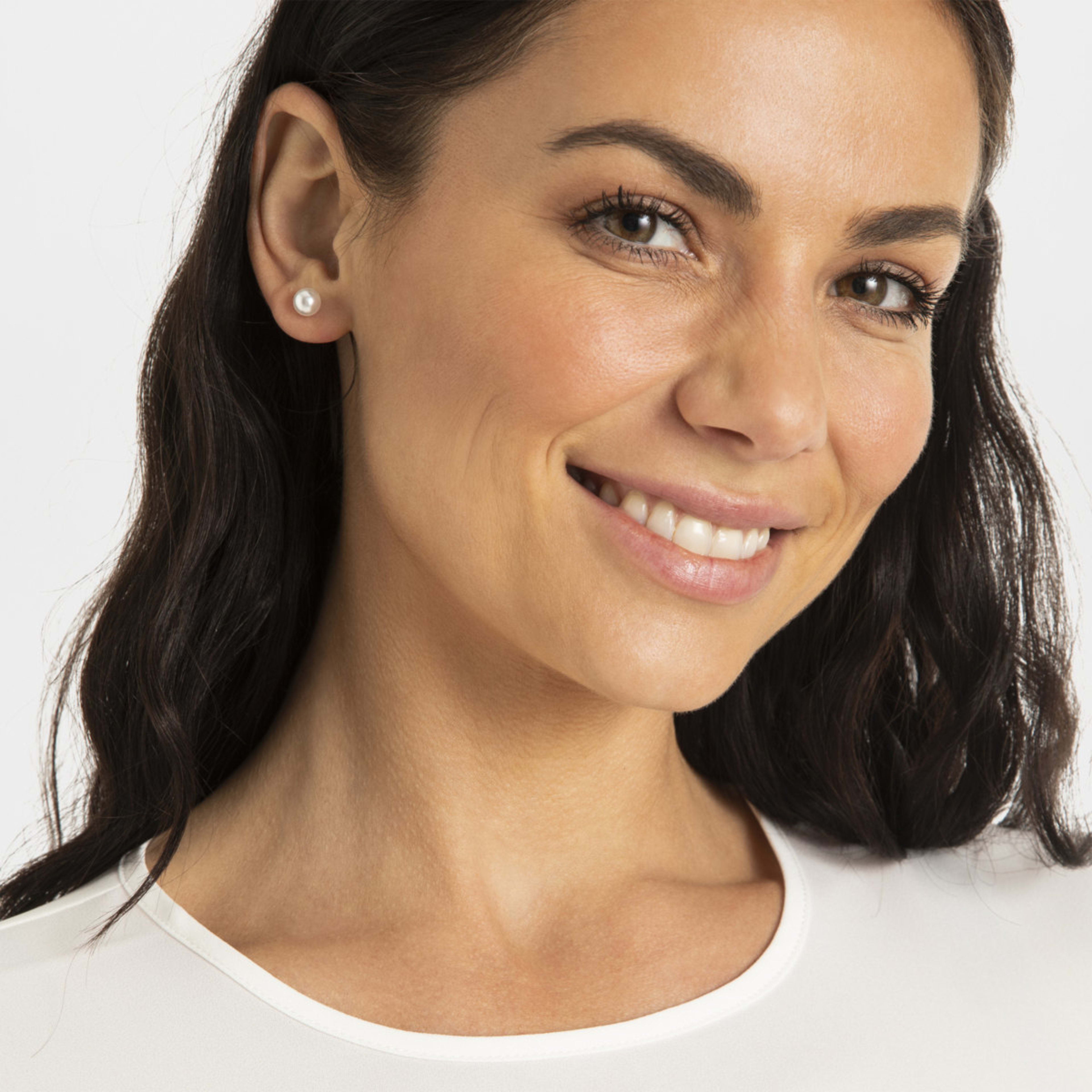 6 Pack Faux Pearl Ball Stud Earrings - Kmart