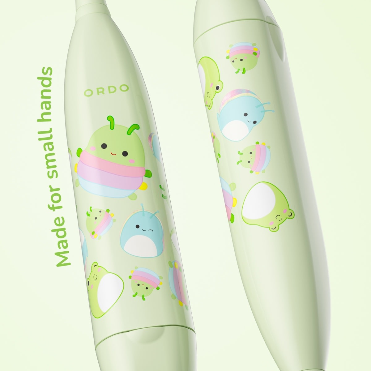 Original Squishmallows Ordo Sonic Kids Battery Toothbrush - Rutabaga ...