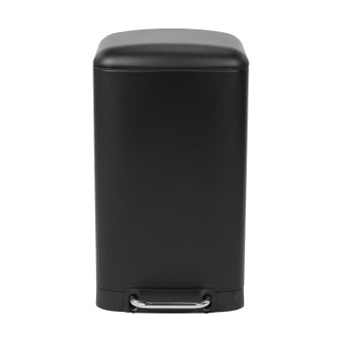 30L Rectangular Pedal Bin - Matte Black - Kmart