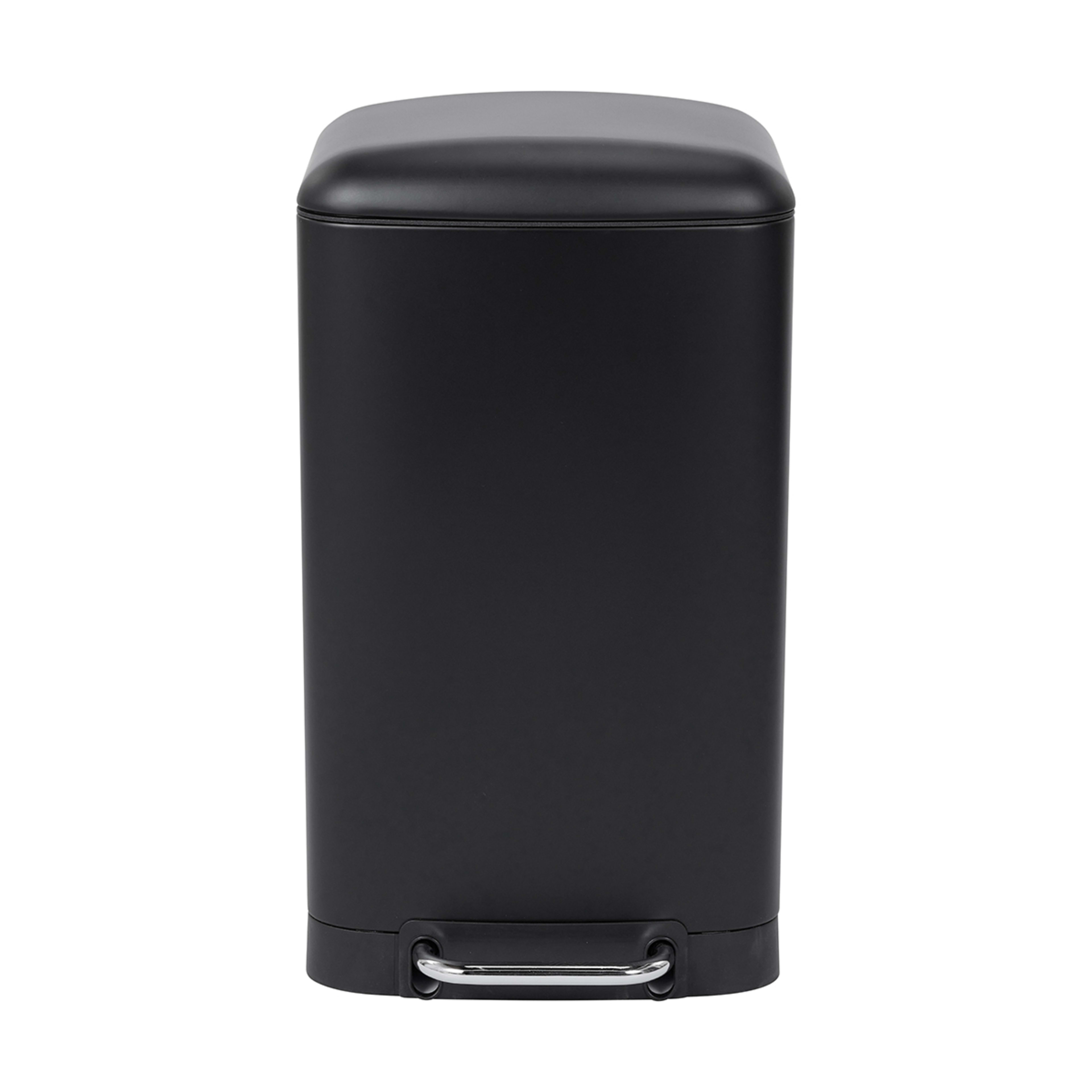30L Rectangular Pedal Bin - Matte Black - Kmart