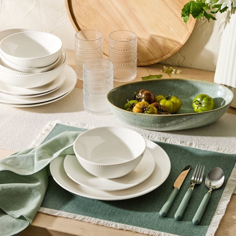 White Aspen Dinner Plate - Kmart