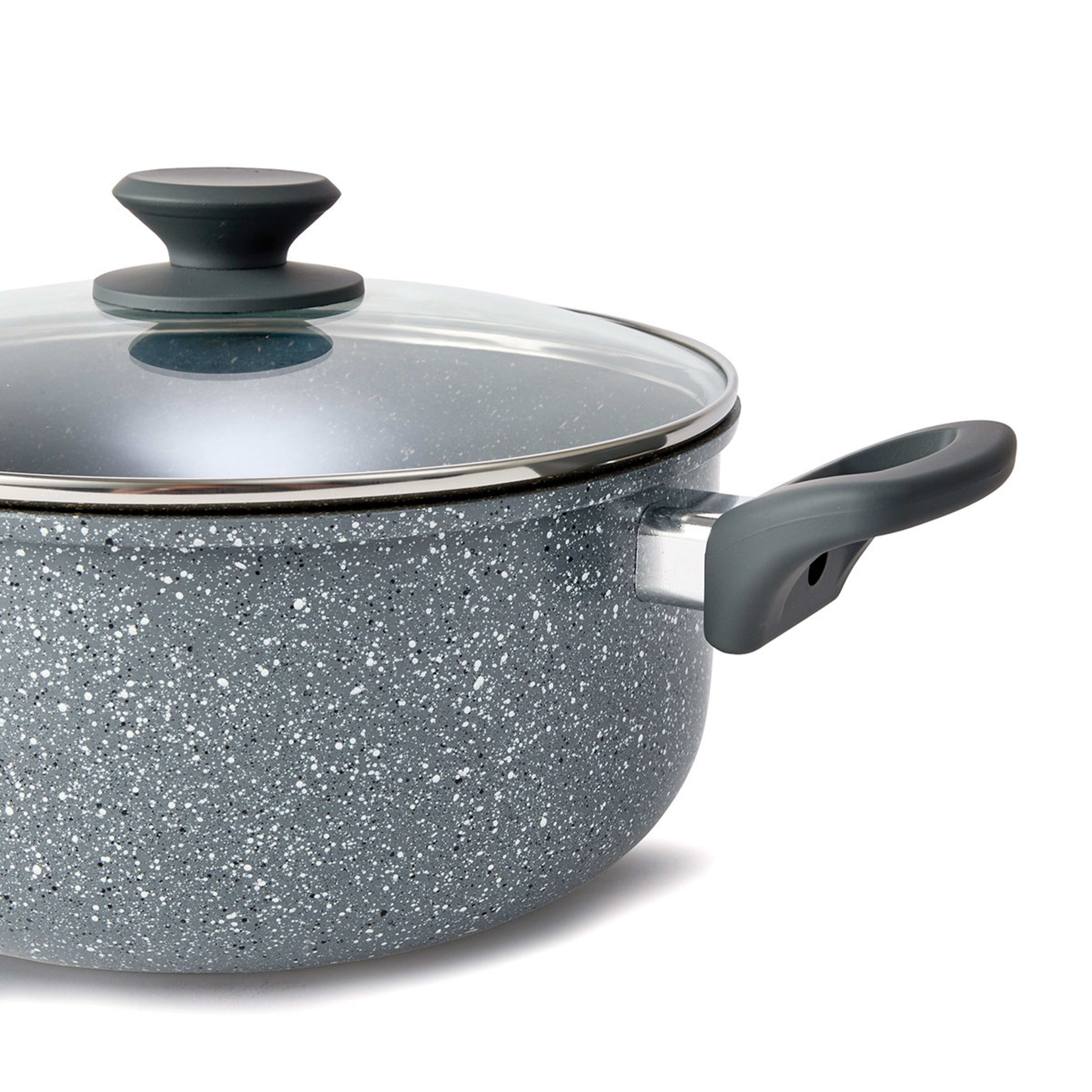 5 Piece Cookware Set - Stone Grey - Kmart