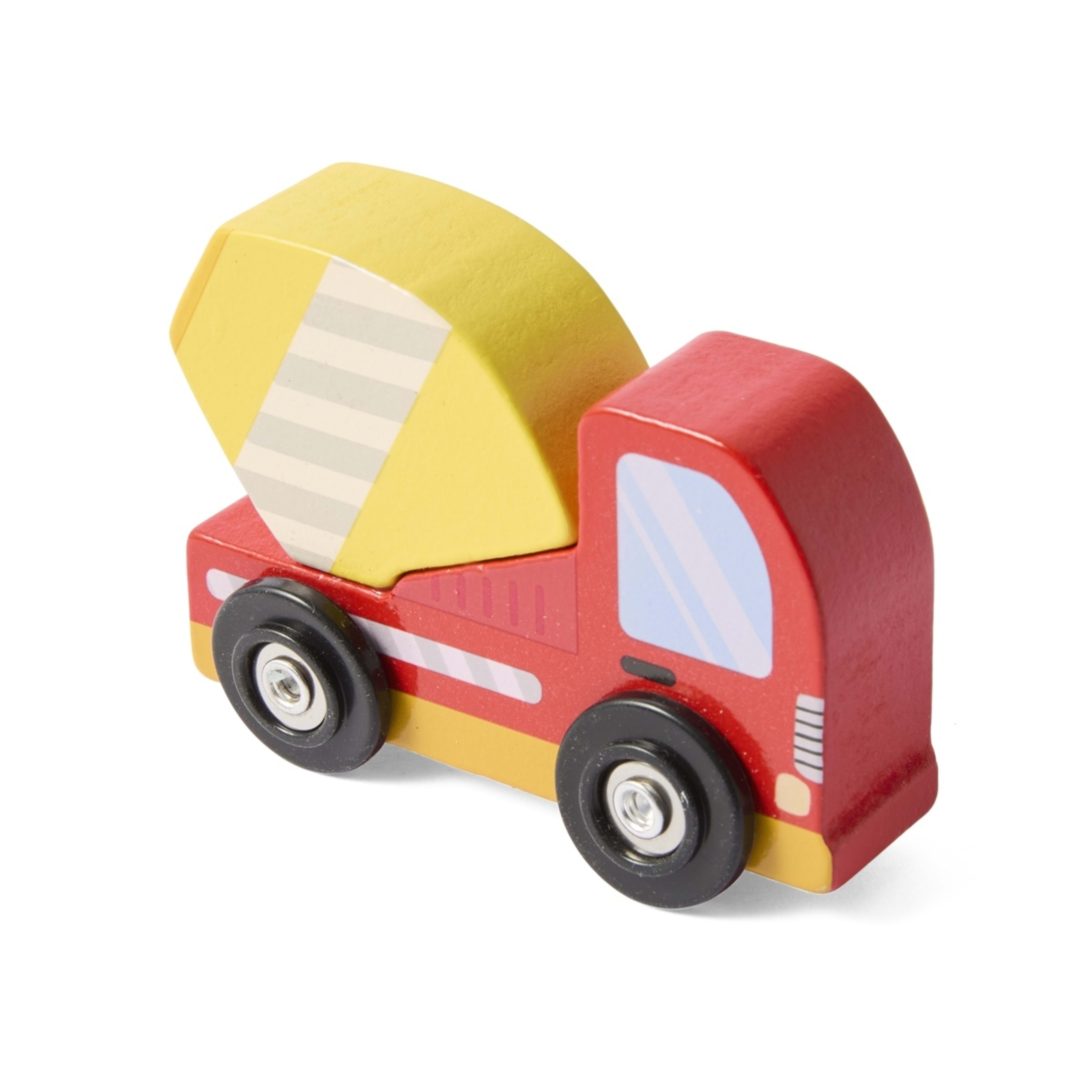 Wooden Construction Vehicle Set - Kmart
