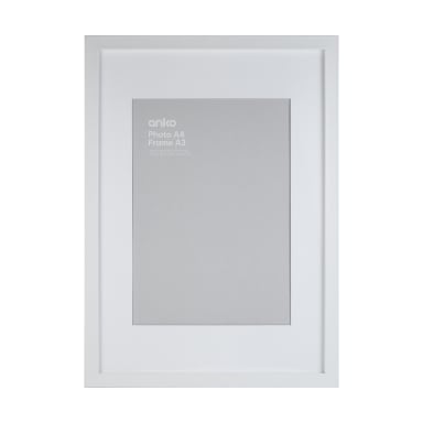 Frame Box A4 White - Kmart