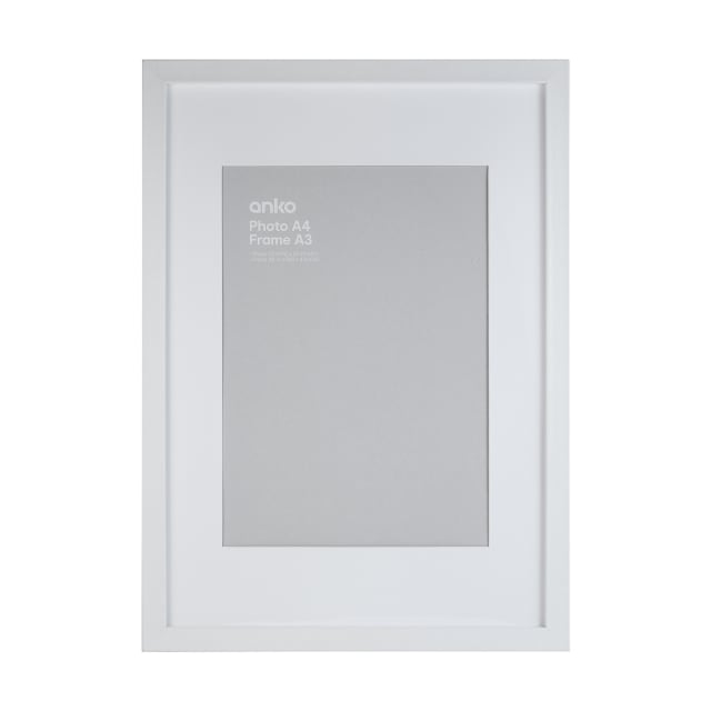 Frame Box A4 White - Kmart