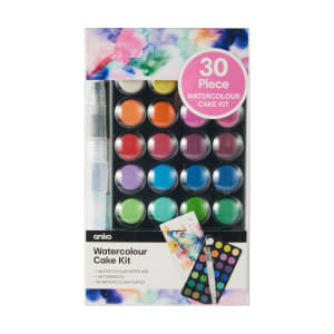 30 Piece Watercolour Cake Kit - Kmart