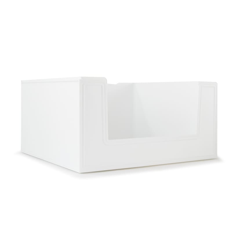 28.5L Modular Open Front Stackable Bin - White - Kmart
