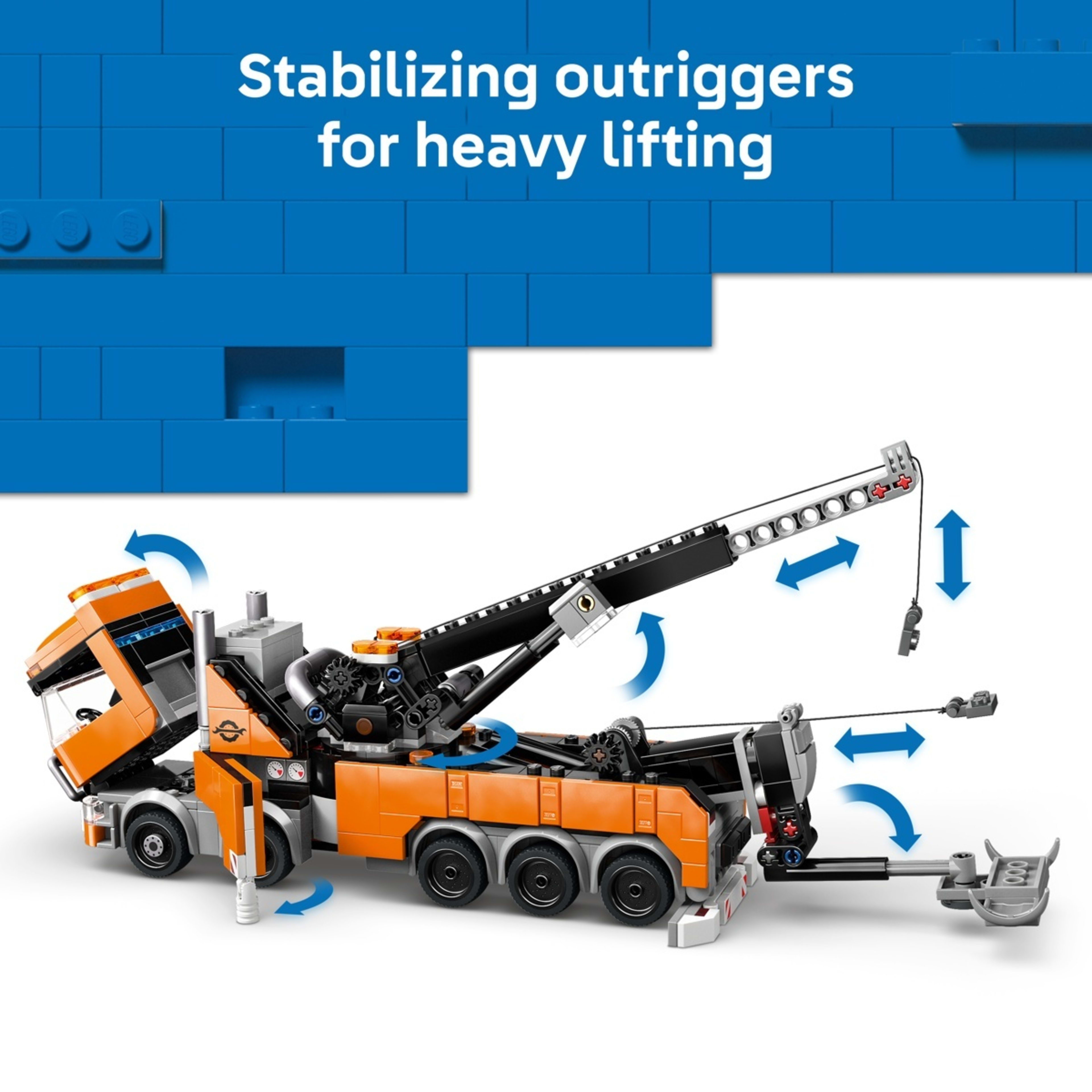 LEGO City Heavy-Duty Recovery Tow Truck with Crane 60467 - Kmart