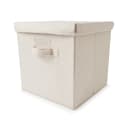 Linen Look Storage Box - Kmart