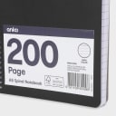 A5 Spiral Notebook - Black - Kmart NZ