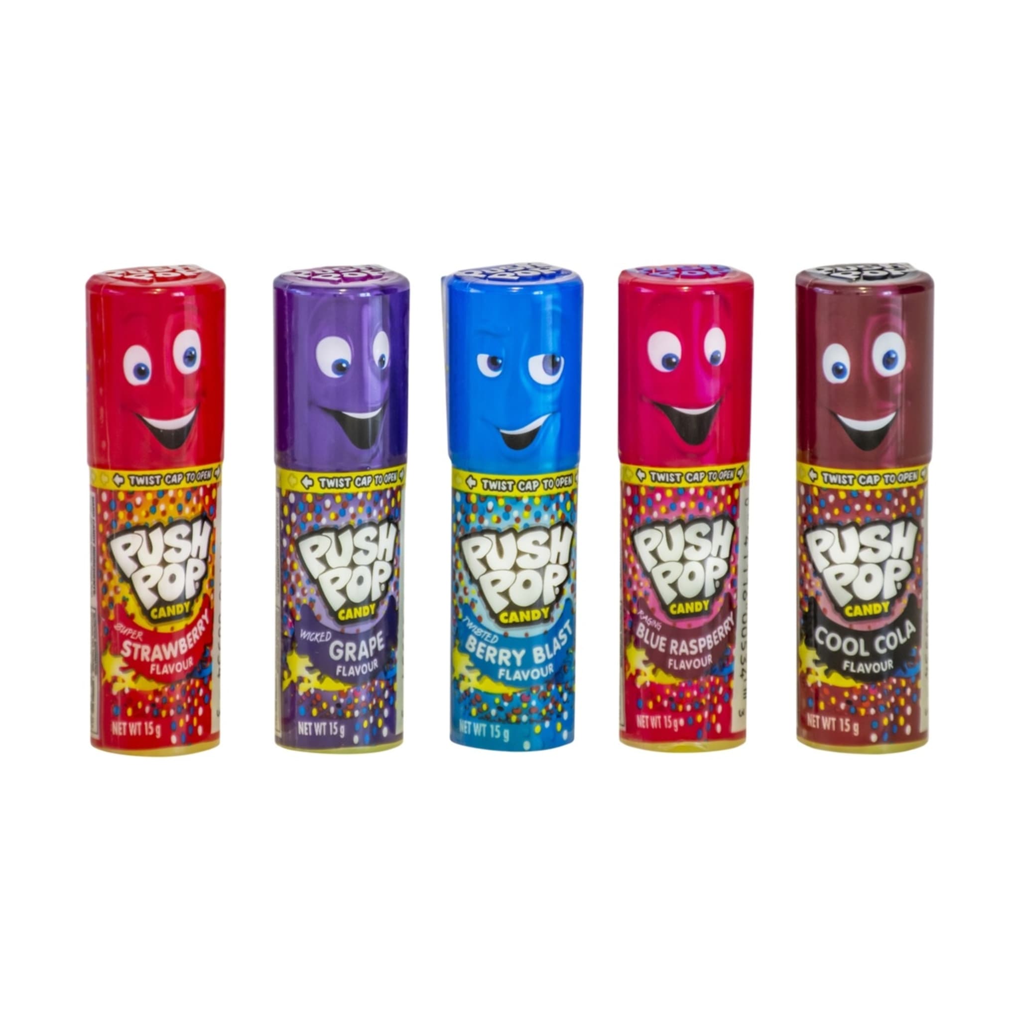 Push Pop Candy 15g - Assorted - Kmart
