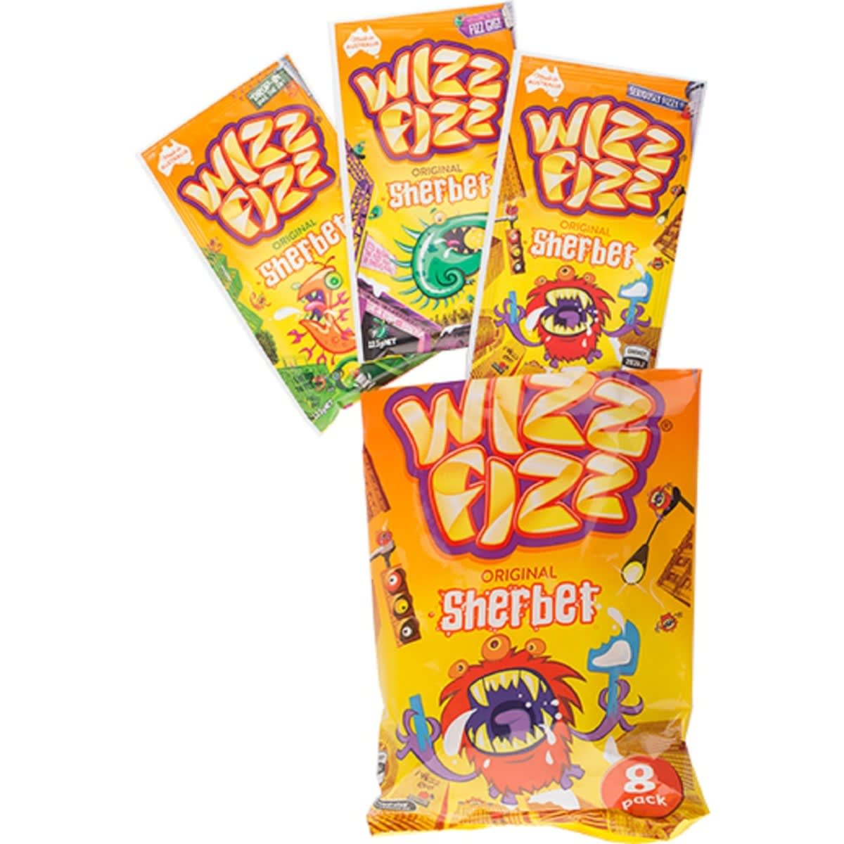 8 Pack Wizz Fizz Original Sherbet 100g - Kmart