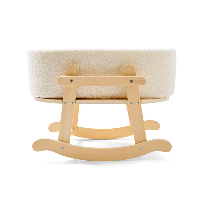3 Piece Wooden Boucle Bassinet - Kmart