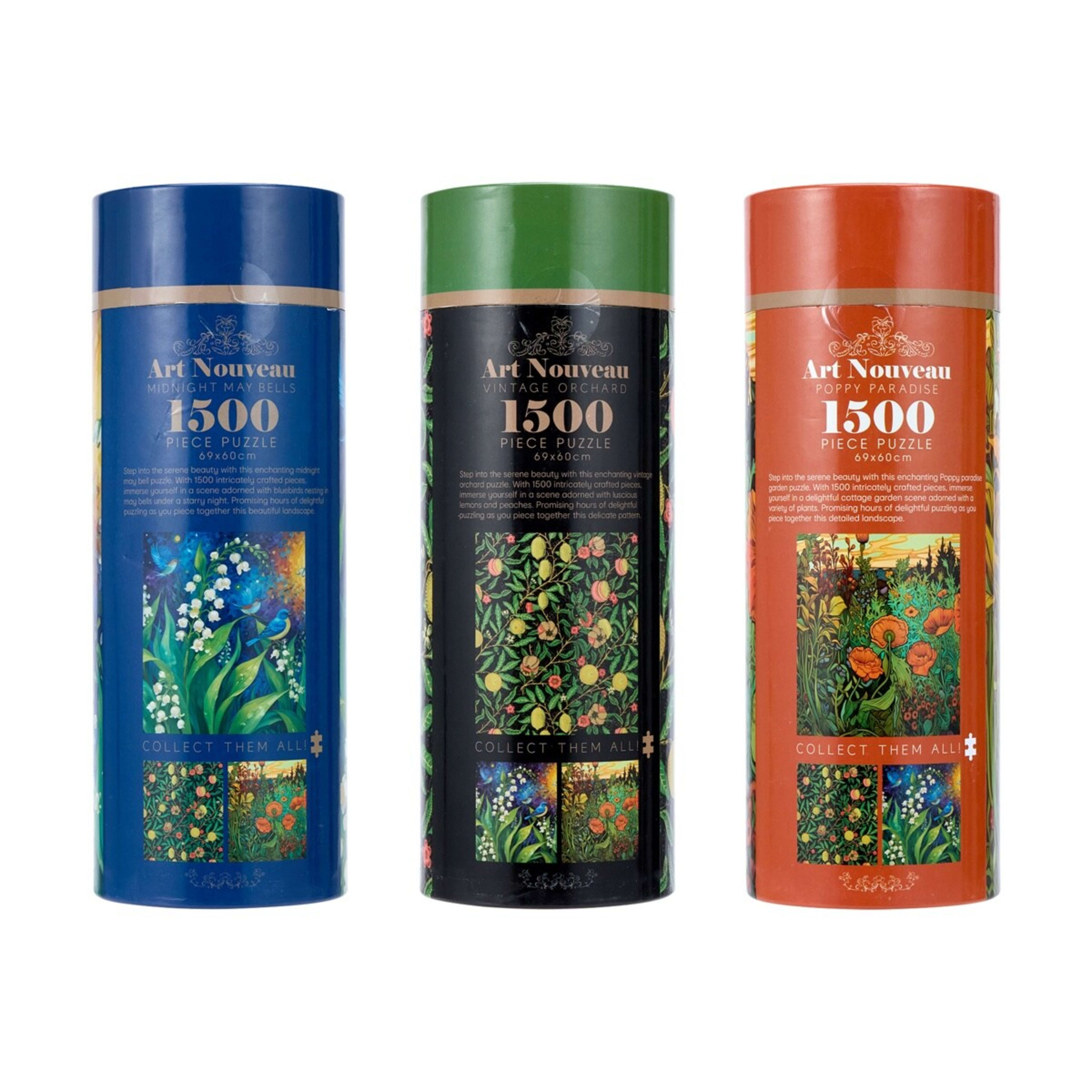 1500 Piece Art Nouveau Puzzles - Assorted - Kmart NZ