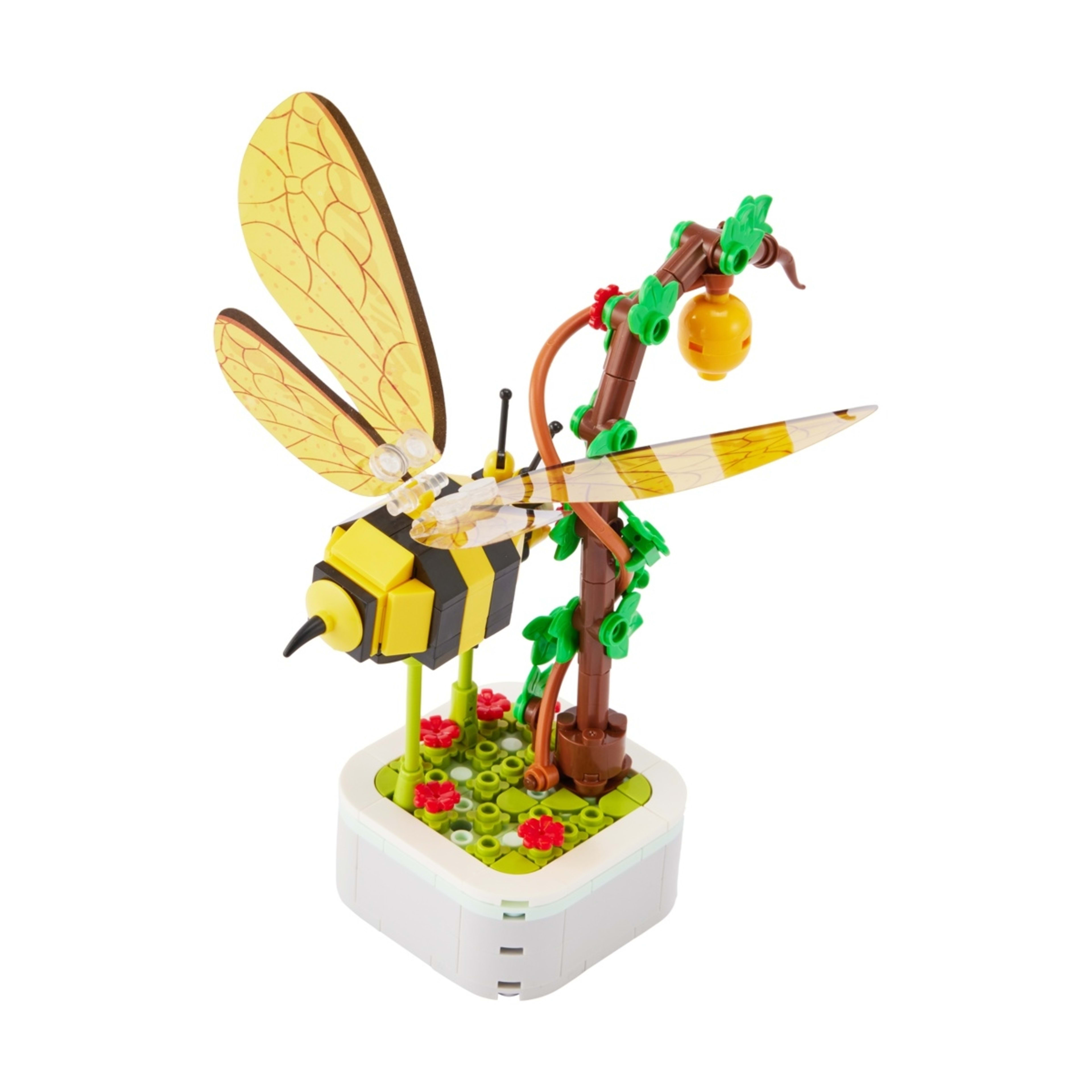 Mini Blocks Flower Series: Plant with Insect - Assorted - Kmart