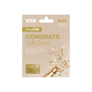Only One VISA $100 Congrats Gift Card - Kmart