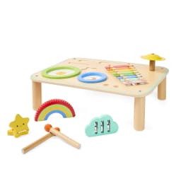 8 Piece Wooden Music Table - Kmart