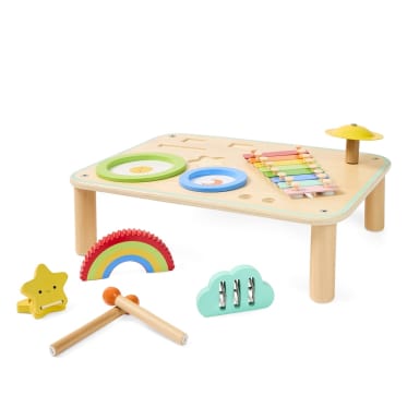 8 Piece Wooden Music Table - Kmart