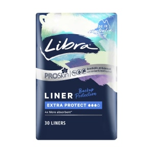30 Pack Libra ProSkin Extra Protect Liners - Kmart