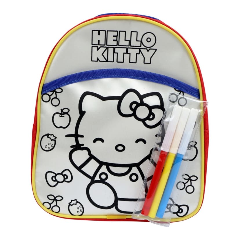 Sanrio Hello Kitty Colour Your Own Backpack Set - Kmart