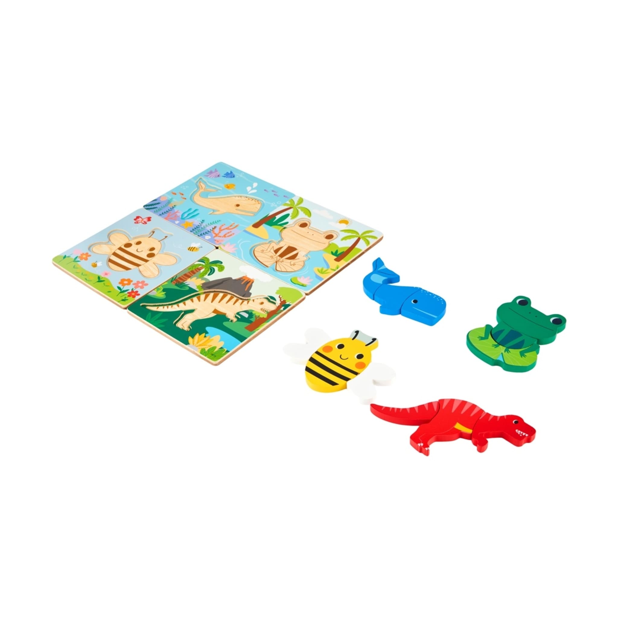 Wooden Play My First Puzzle Set - Kmart