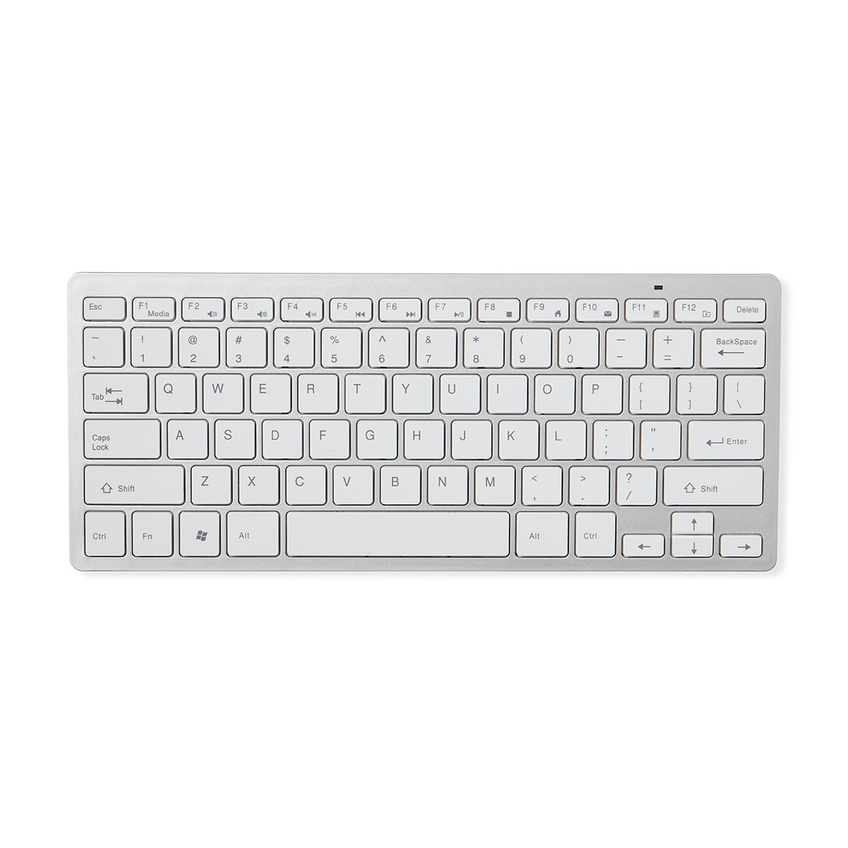 Wireless Keyboard and Mouse Combo - White and Silver - Kmart