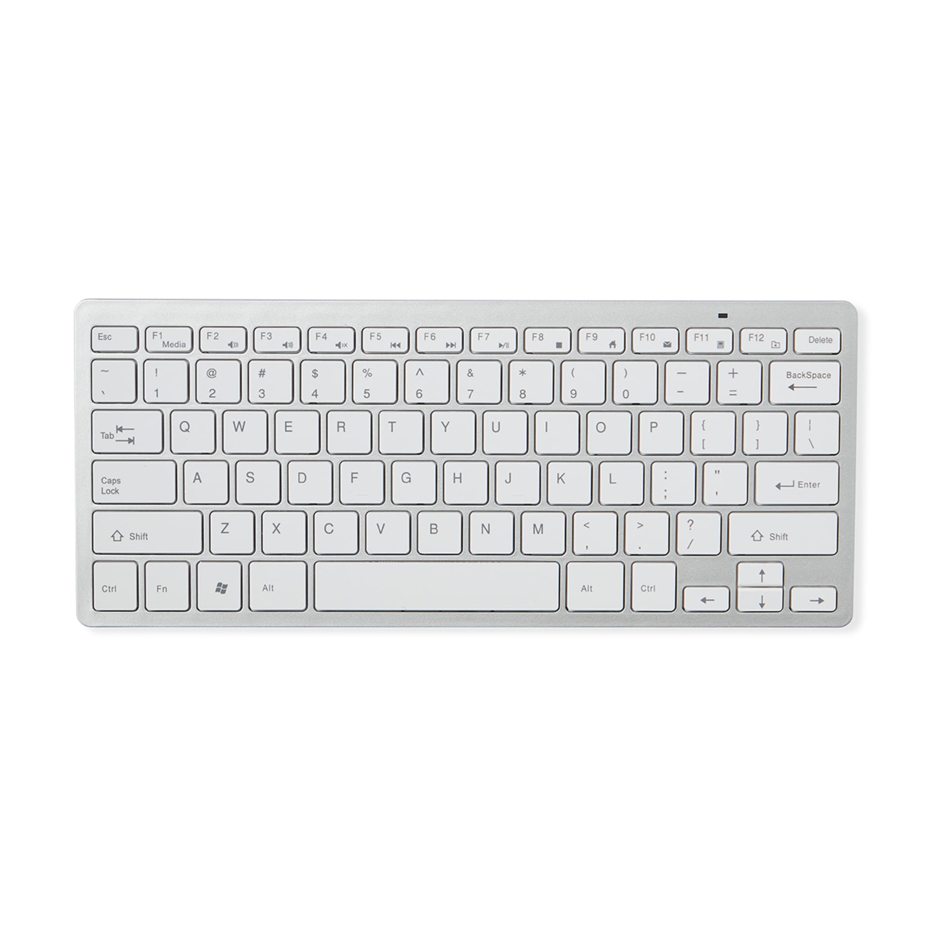 Wireless Keyboard and Mouse Combo - White and Silver - Kmart