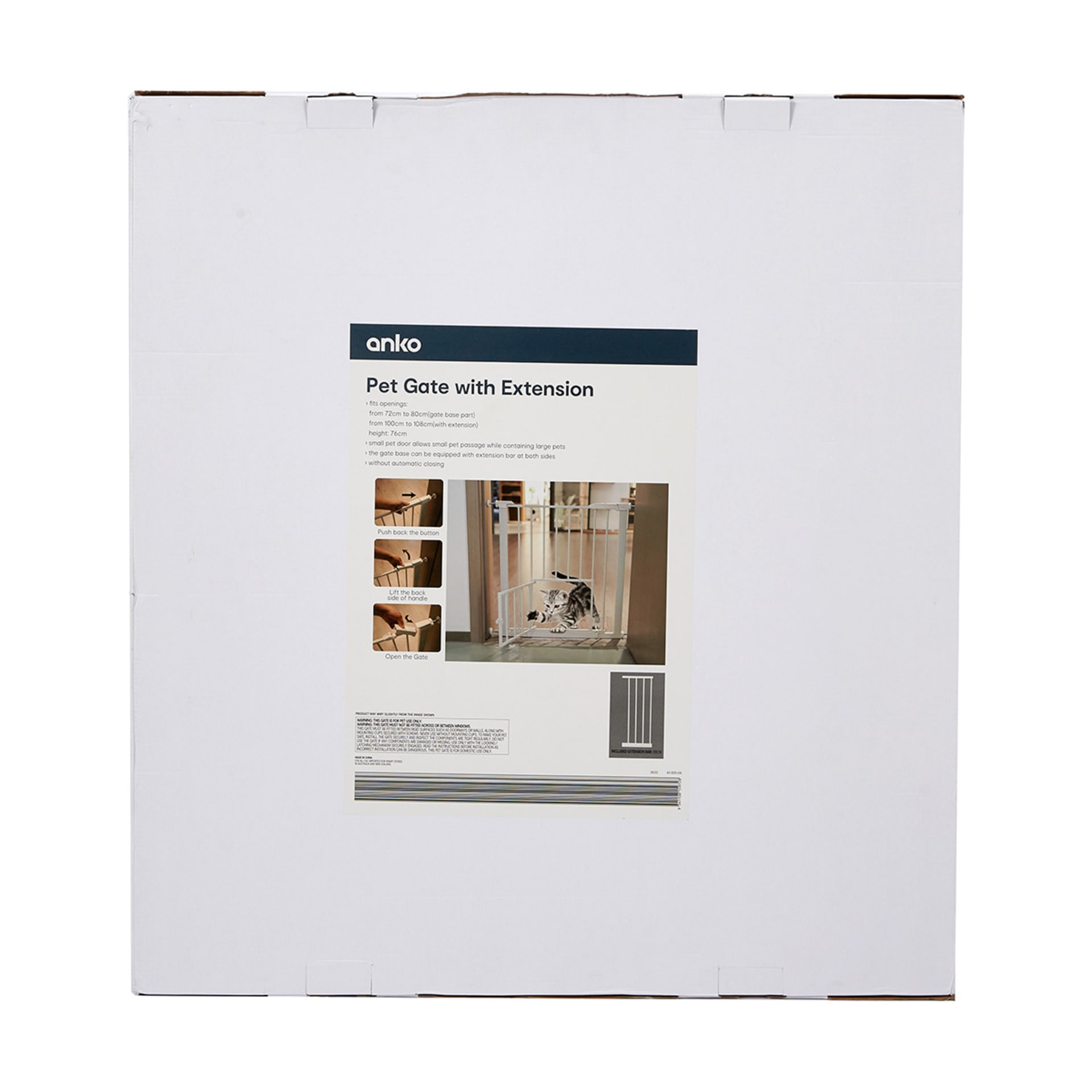 Pet Gate with Extension - Kmart