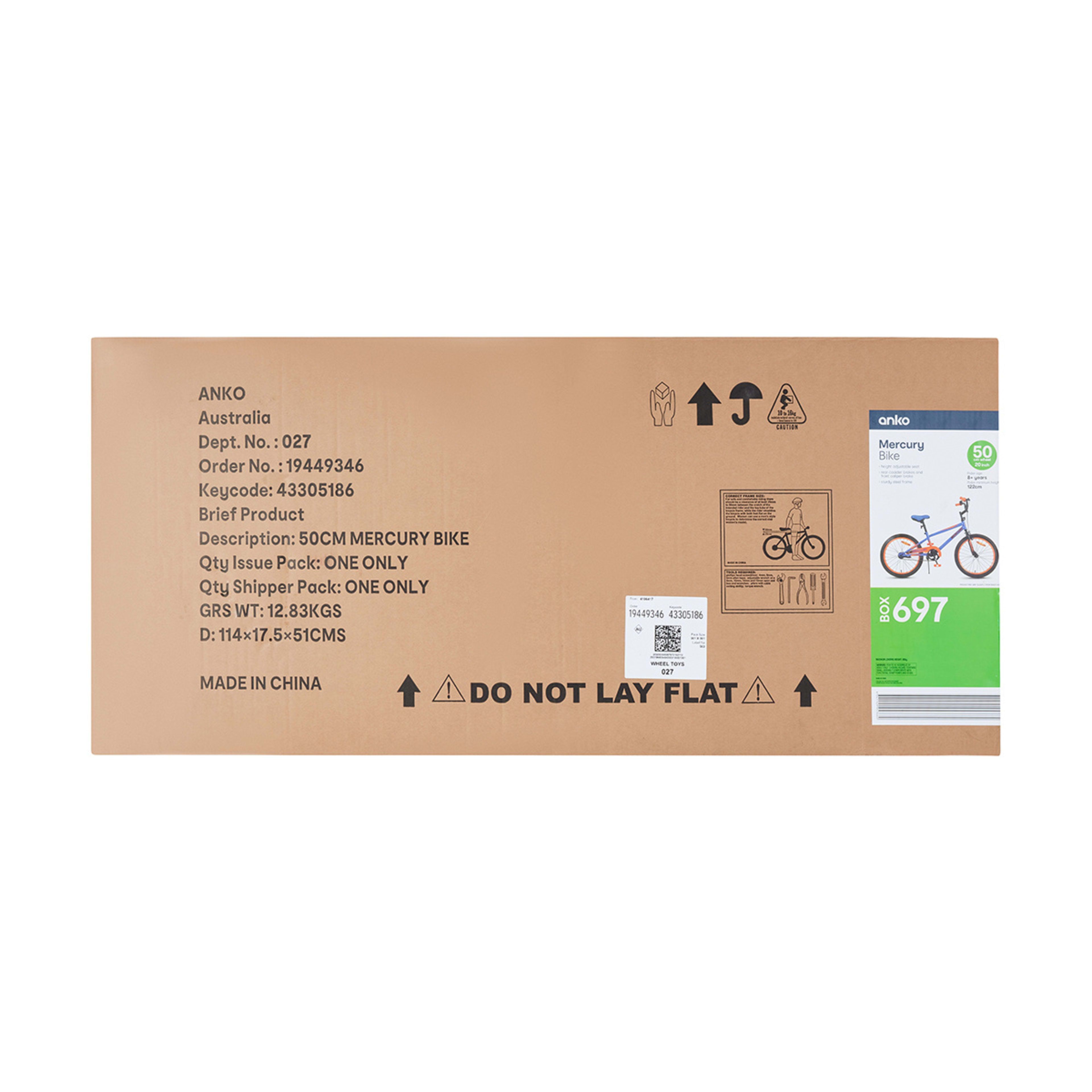 50cm Mercury Bike - Kmart