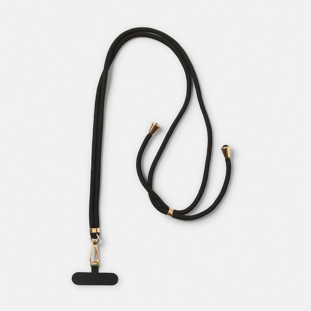 Phone Strap - Black Rope - Kmart