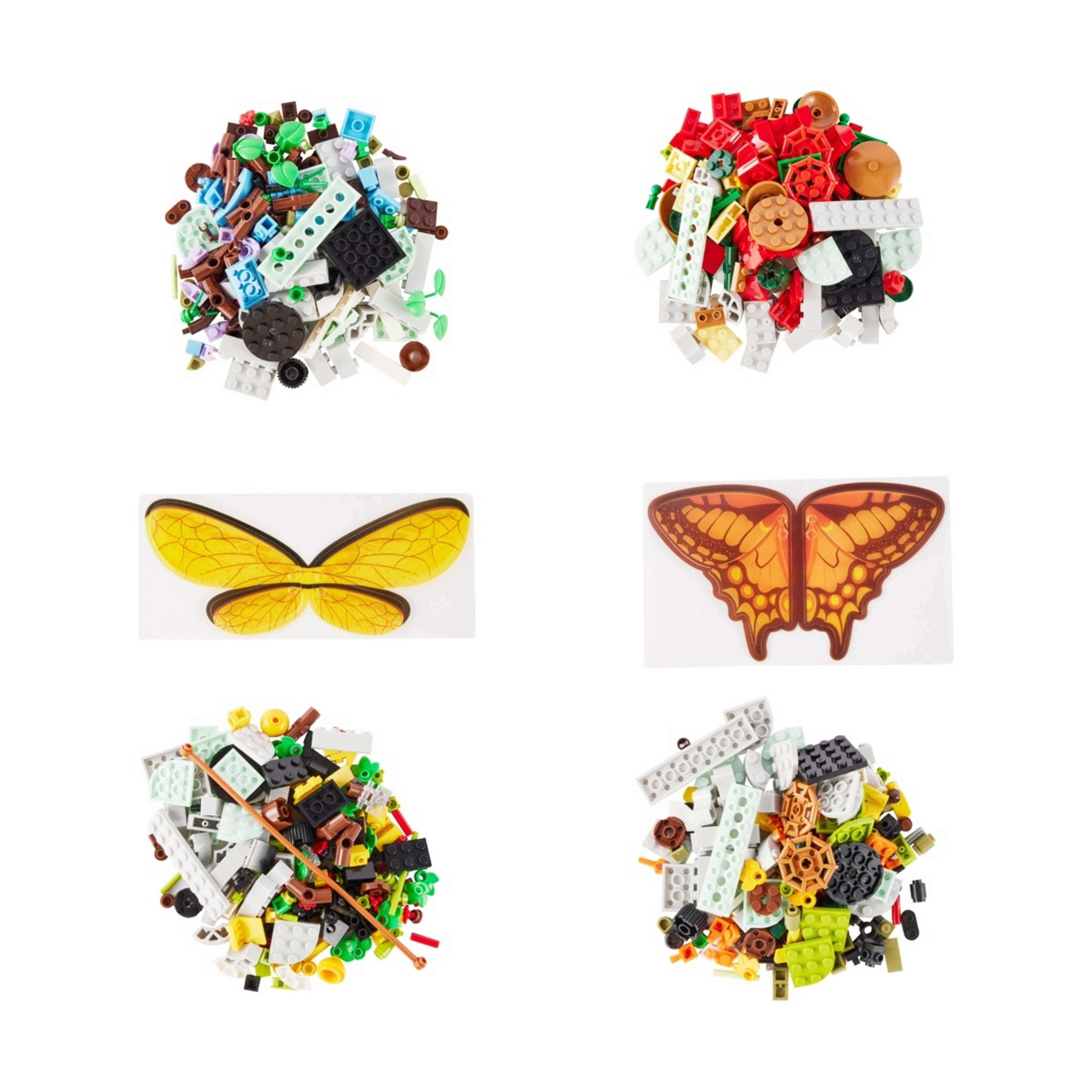 Mini Blocks Flower Series: Plant with Insect - Assorted - Kmart