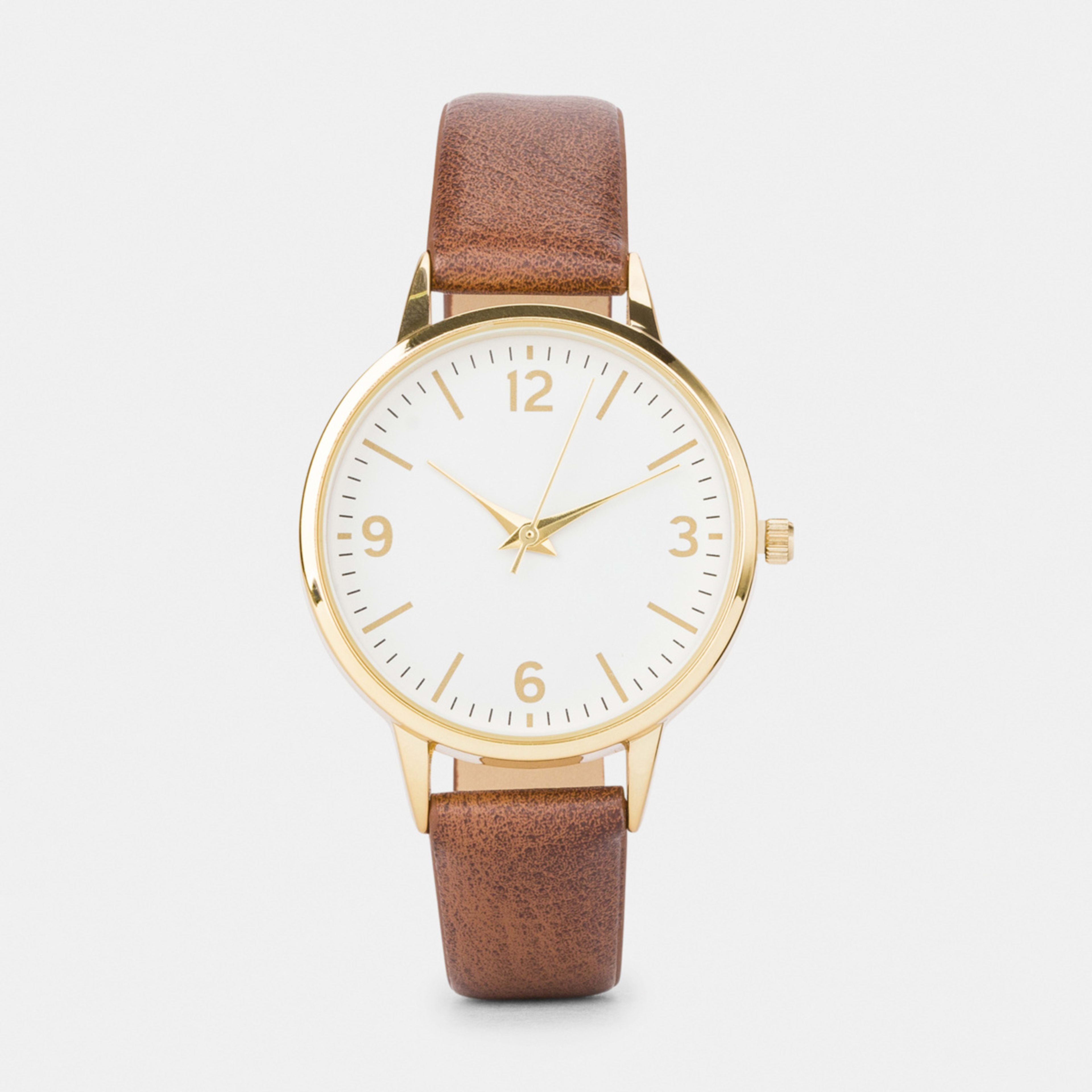 Skinny Watch - Brown & Gold Look - Kmart