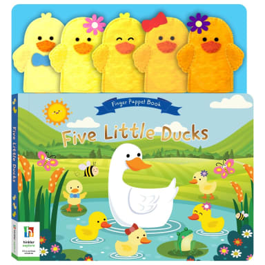 Five Little Ducks Finger Puppet Book - Kmart
