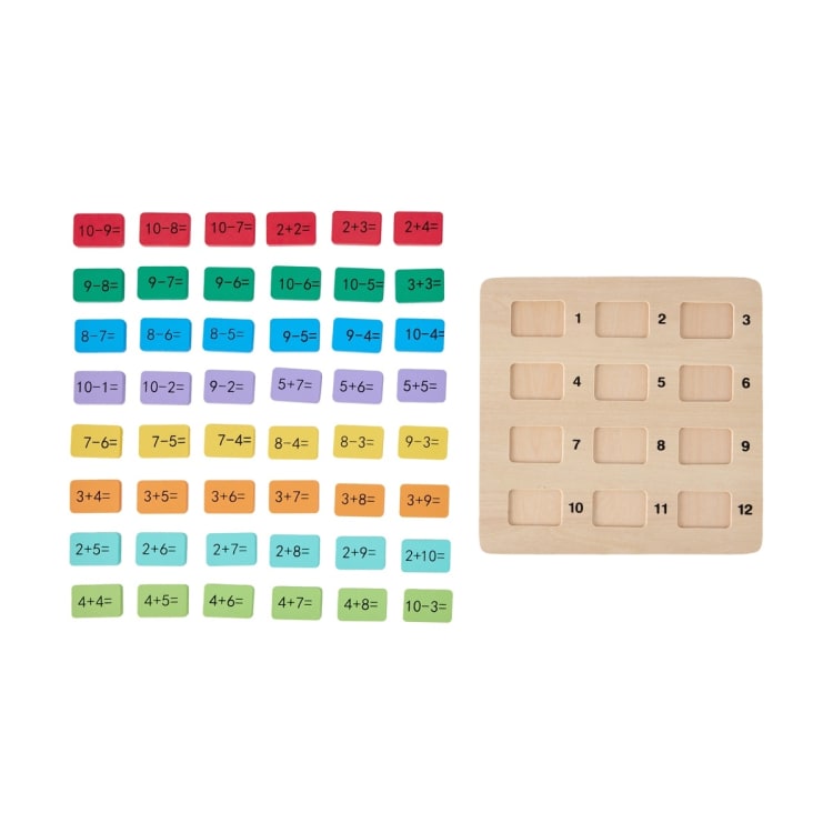 Wooden Maths Learning Game - Kmart NZ