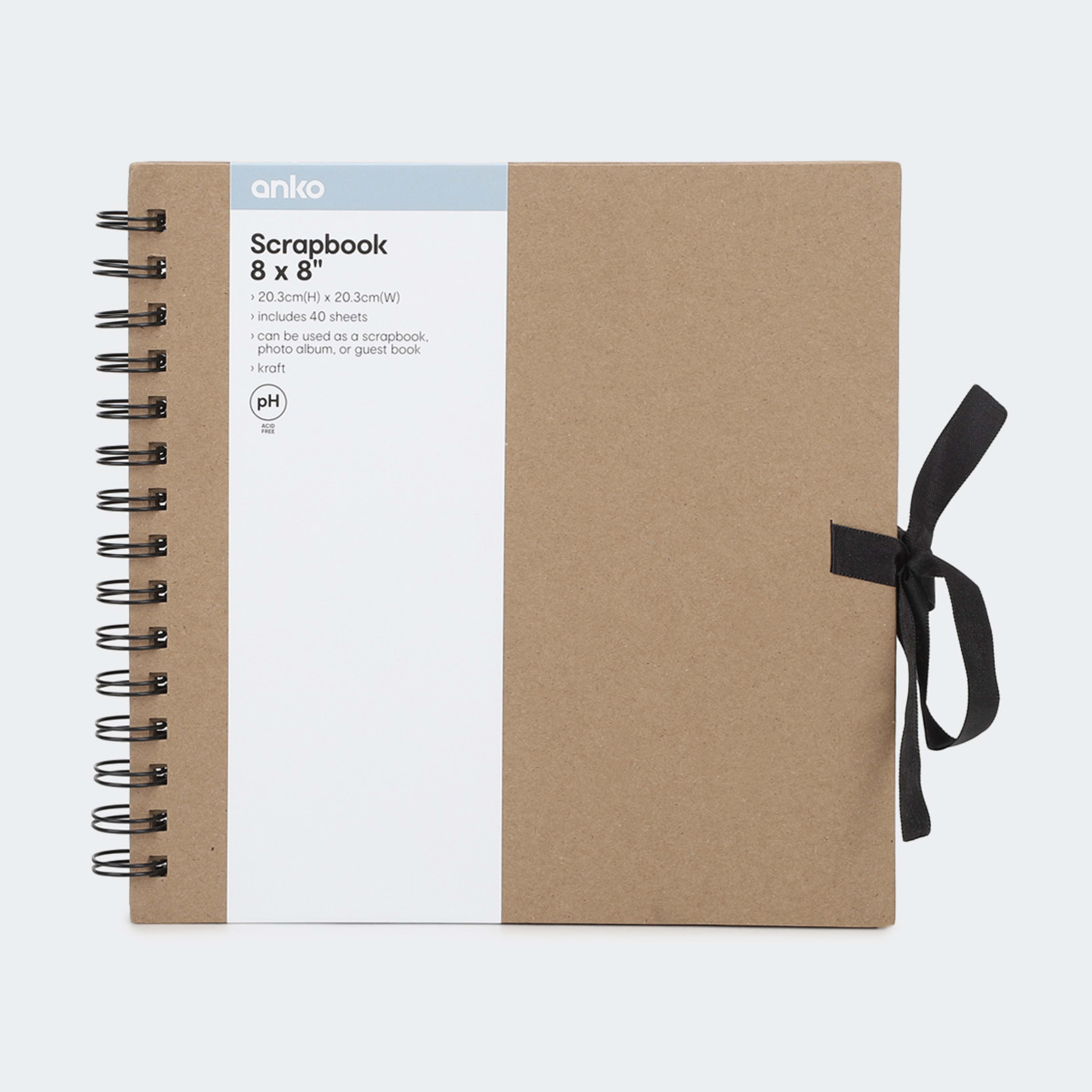 8in. x 8in. Scrapbook - Kraft - Kmart