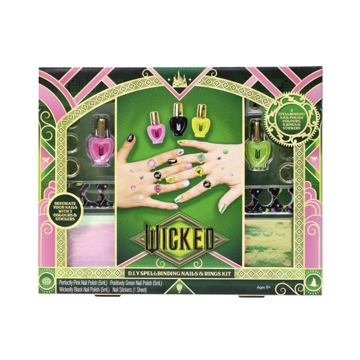 Wicked DIY Spellbinding Nails and Rings Kit - Kmart
