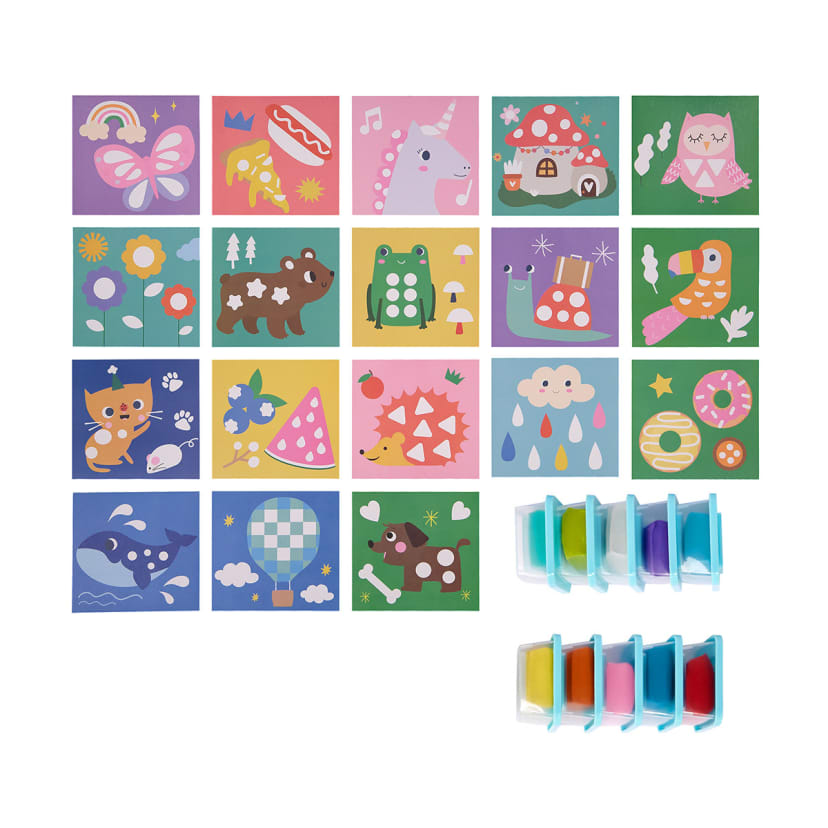 28 Piece Modelling Clay Art Tub - Kmart