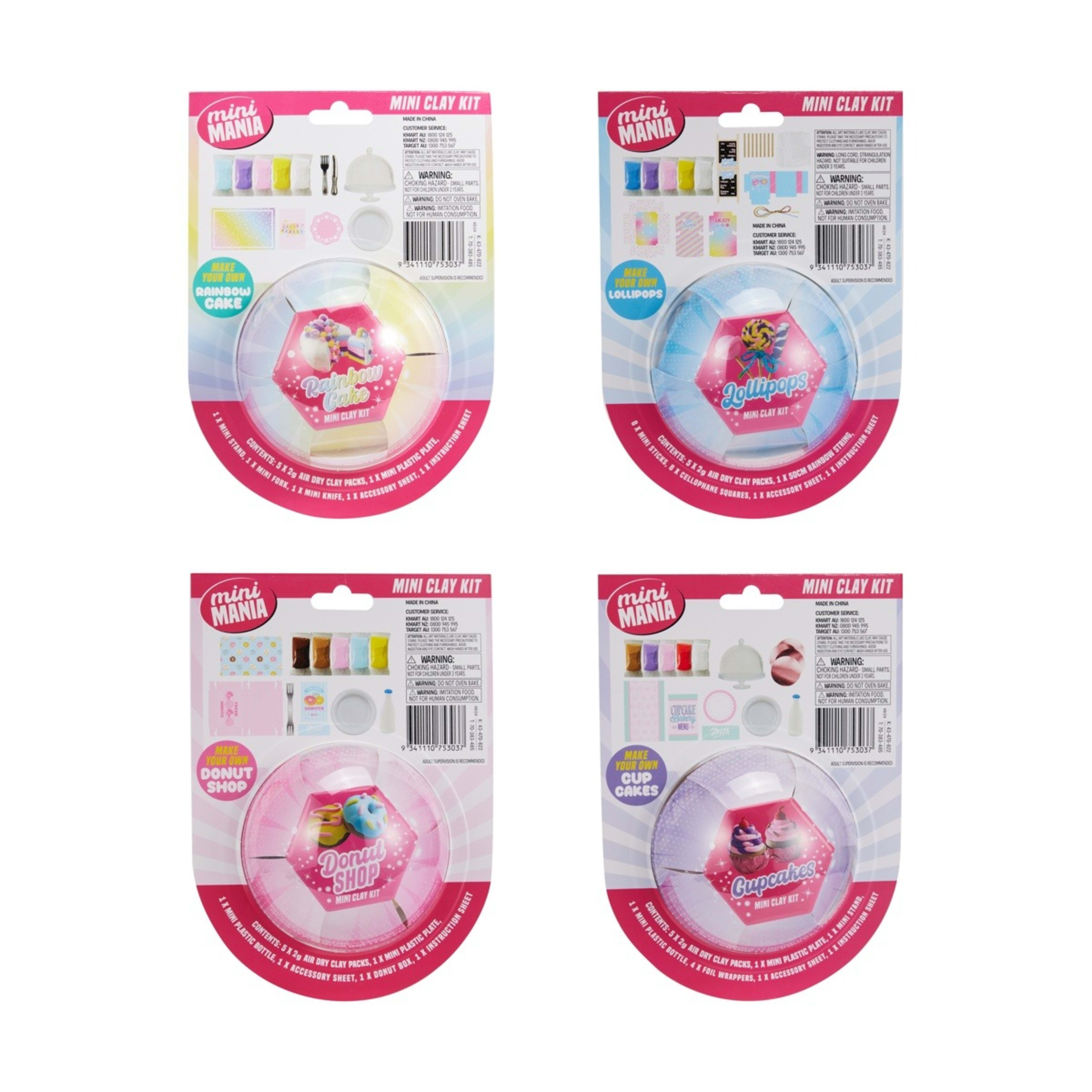 Mini Mania Mini Clay Kit: Sweet Treats - Assorted - Kmart