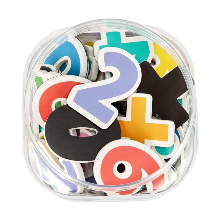 78 Piece Mega Magnetic Numbers Tub - Kmart