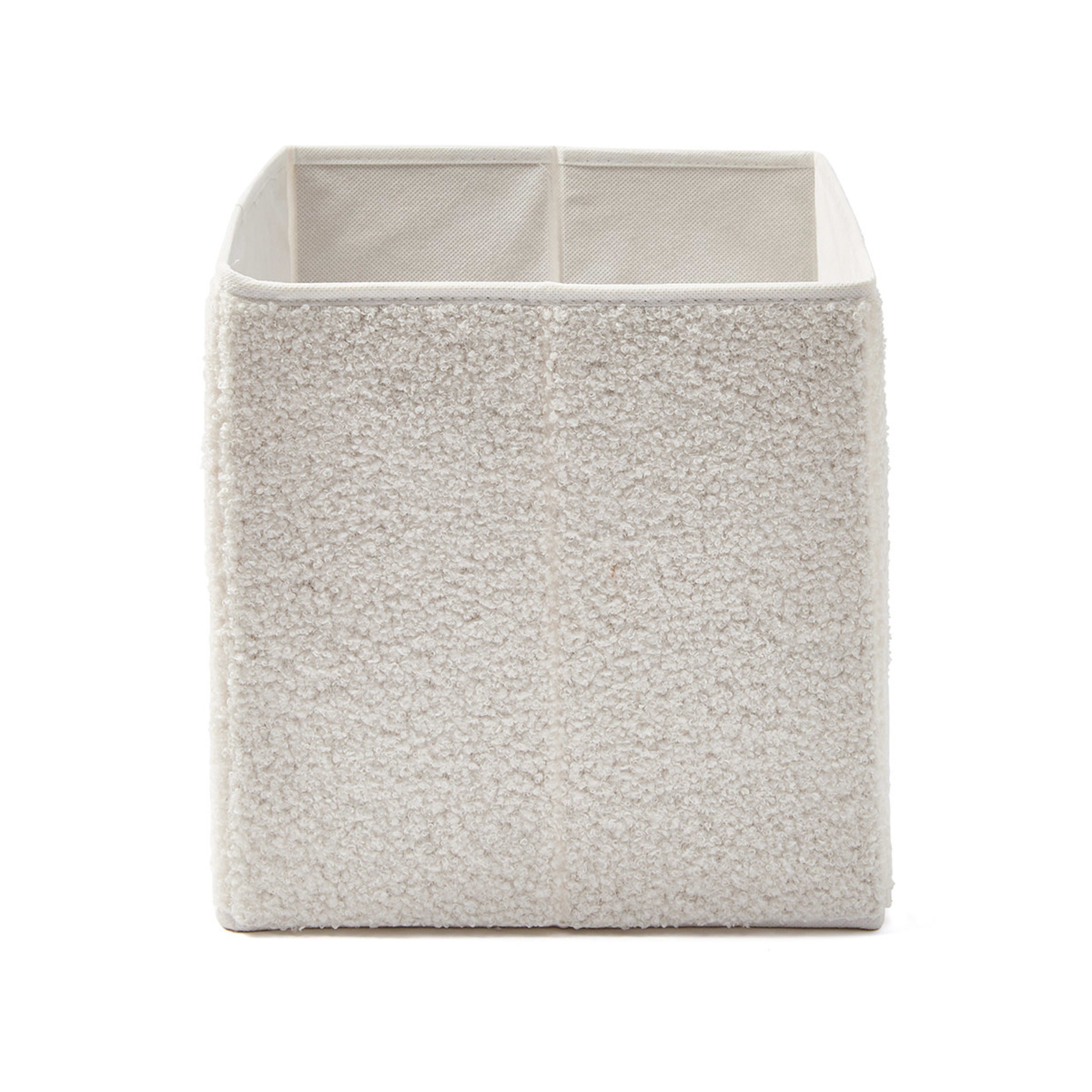Collapsible Storage Cube - Boucle - Kmart