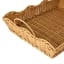 Wavy Edge Rattan Look Tray - Kmart