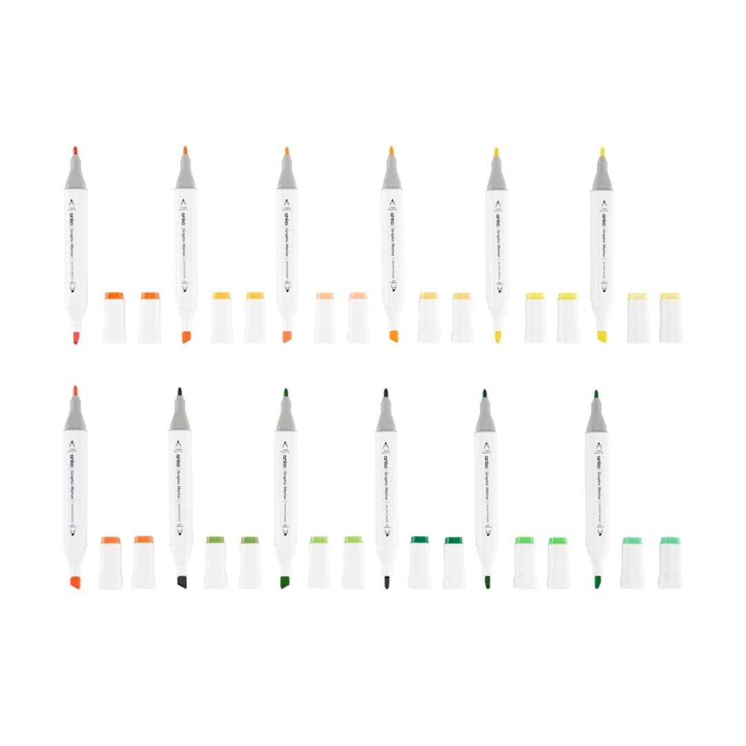 36 Pack Graphic Markers - Kmart NZ