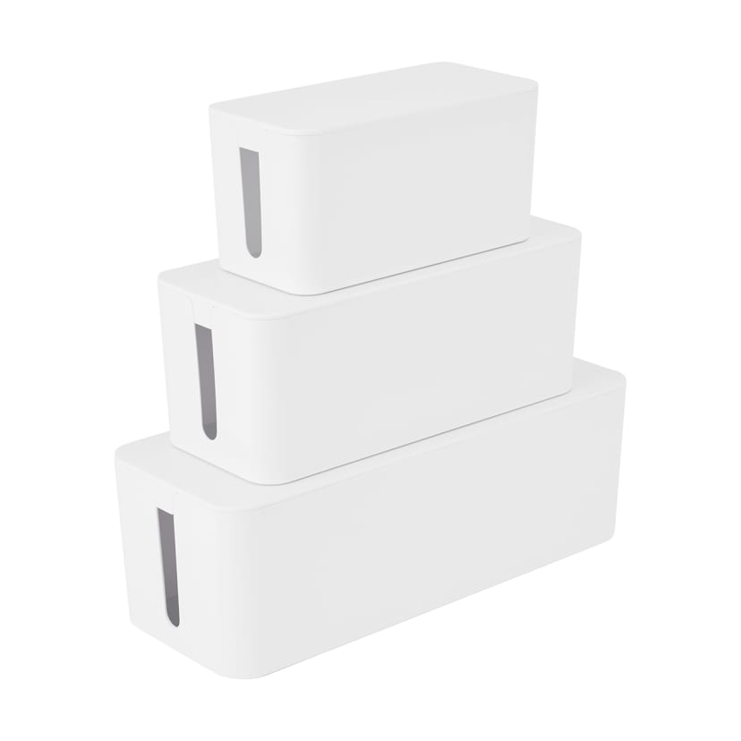 3 Pack Cable Tidy Box - Kmart