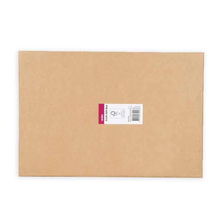 Kraft Gift Box - Large - Kmart