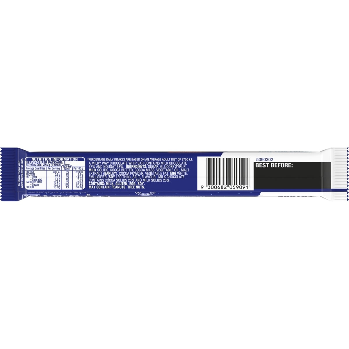 Milky Way 2 Pack Chocolate Bar with Whipped Nougat 45g - Kmart