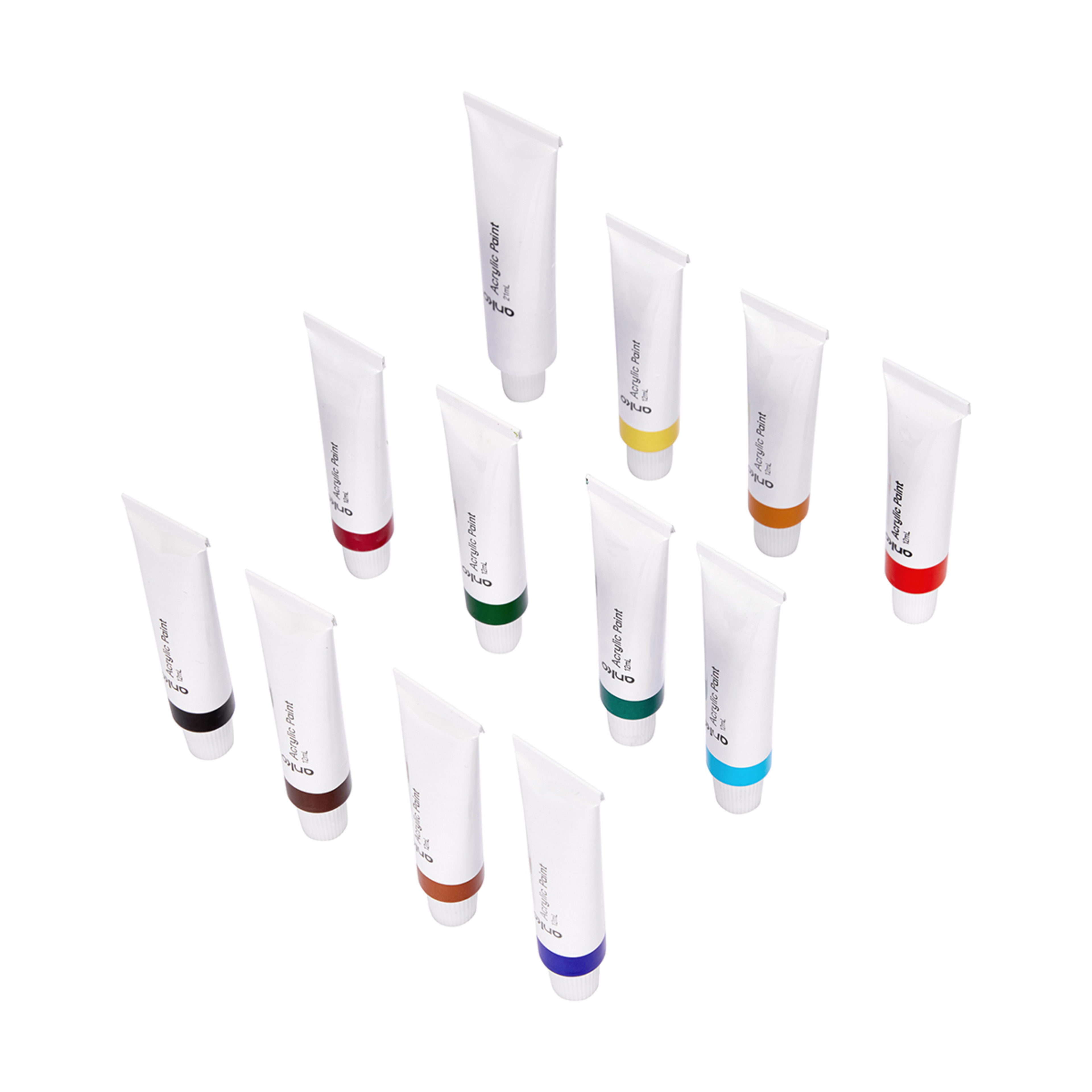 12 Pack Acrylic Paints - Kmart